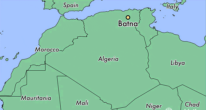 Batna Map - Guide of the World
