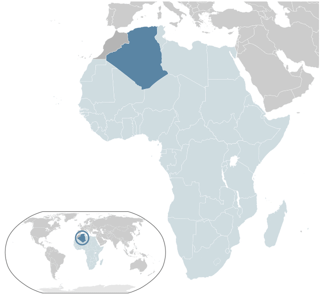 Algeria Map - Guide of the World