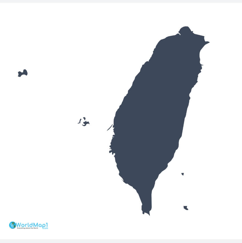 Free Taiwan Printable and Downloadable Maps - Guide of the World