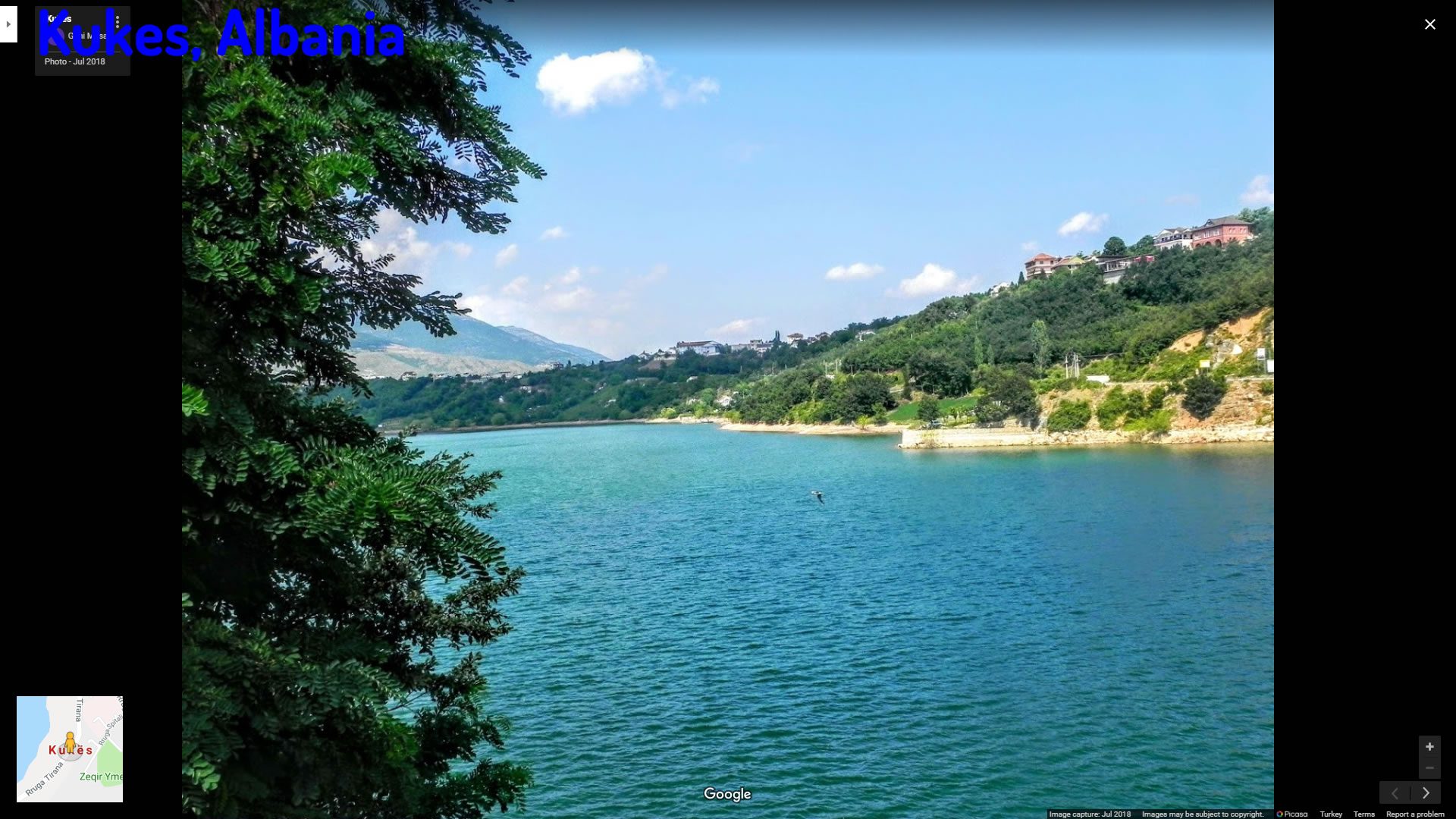 Kukes Map - Guide of the World