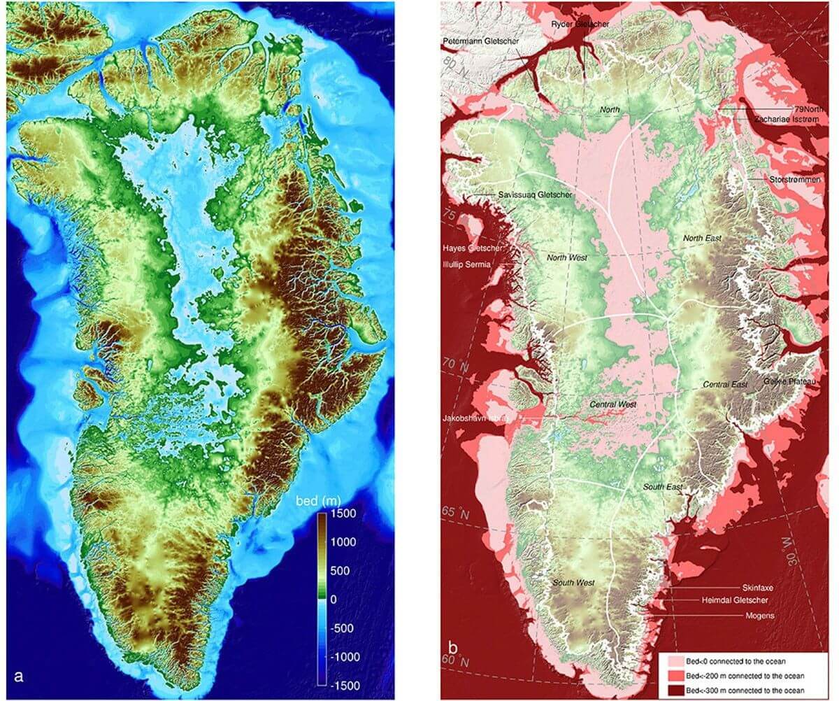 Greenland Map - Guide of the World