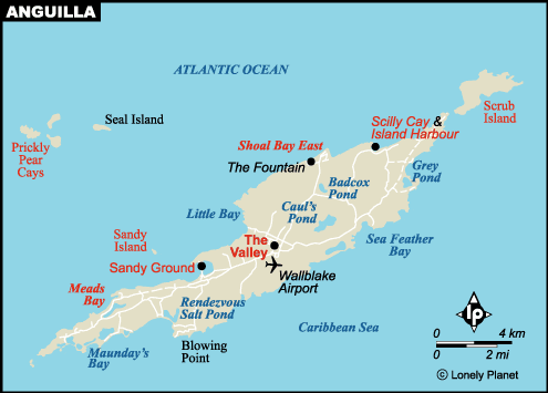 Anguilla Map - Guide of the World