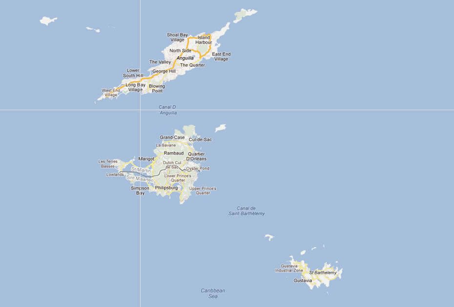 Anguilla Map - Guide of the World