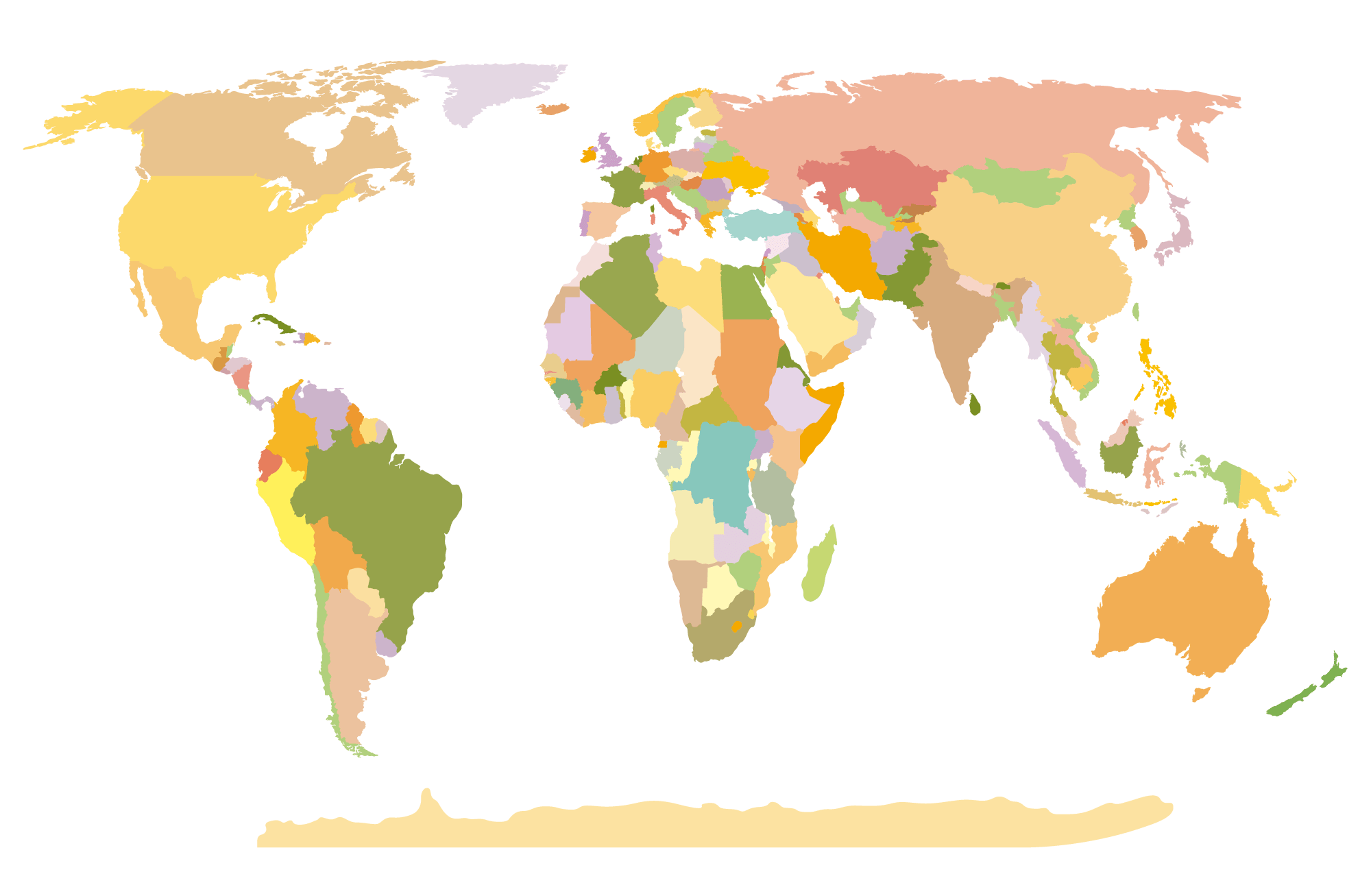 Explore Blank World Maps - Guide of the World