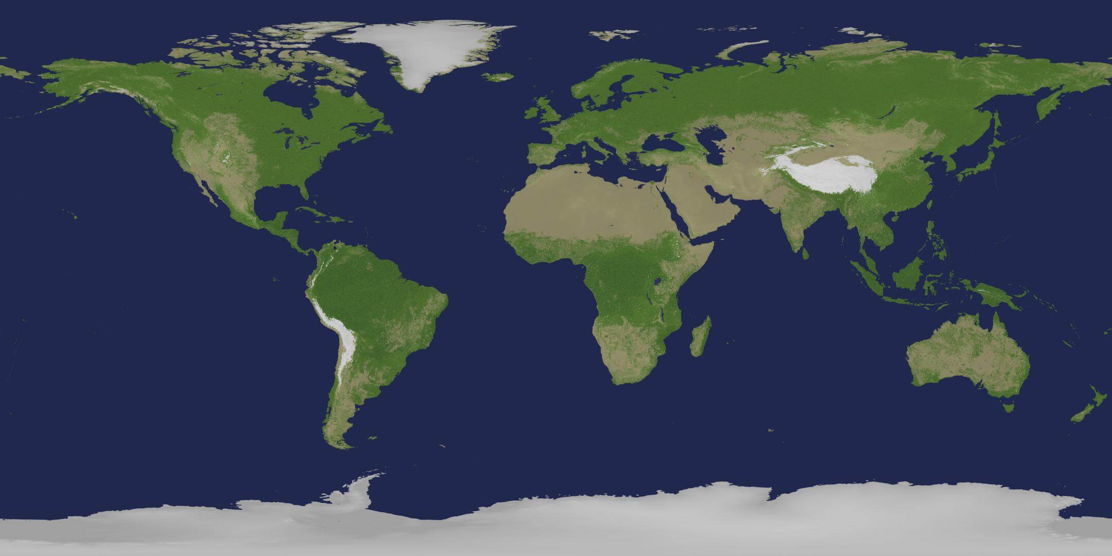World Maps: Earth Views from Space - Guide of the World