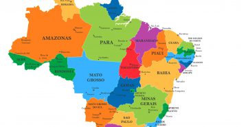 map of brazil - Guide of the World