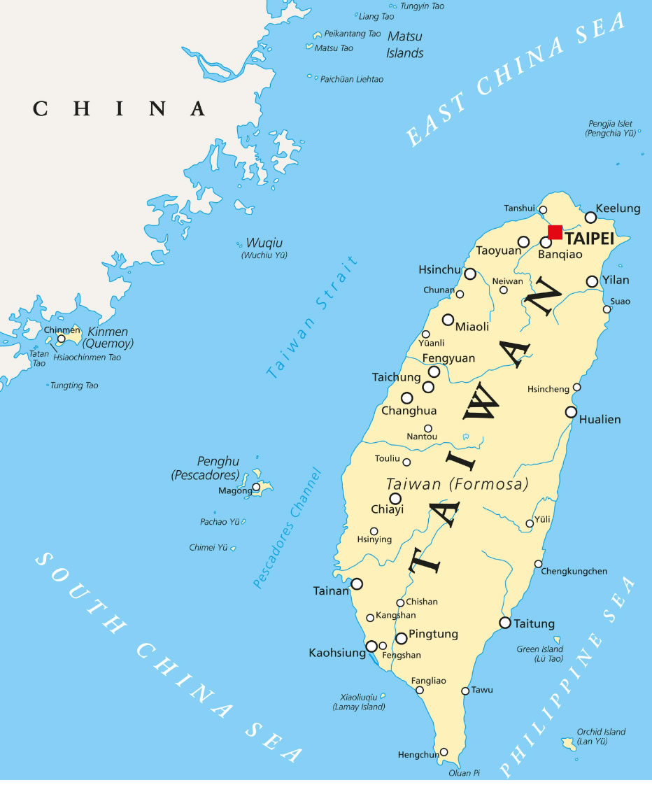 Maps Of Taiwan Detailed Map Of Taiwan In English