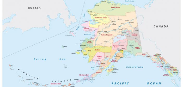 Map of Alaska - Guide of the World