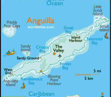 Anguilla Map - Guide of the World