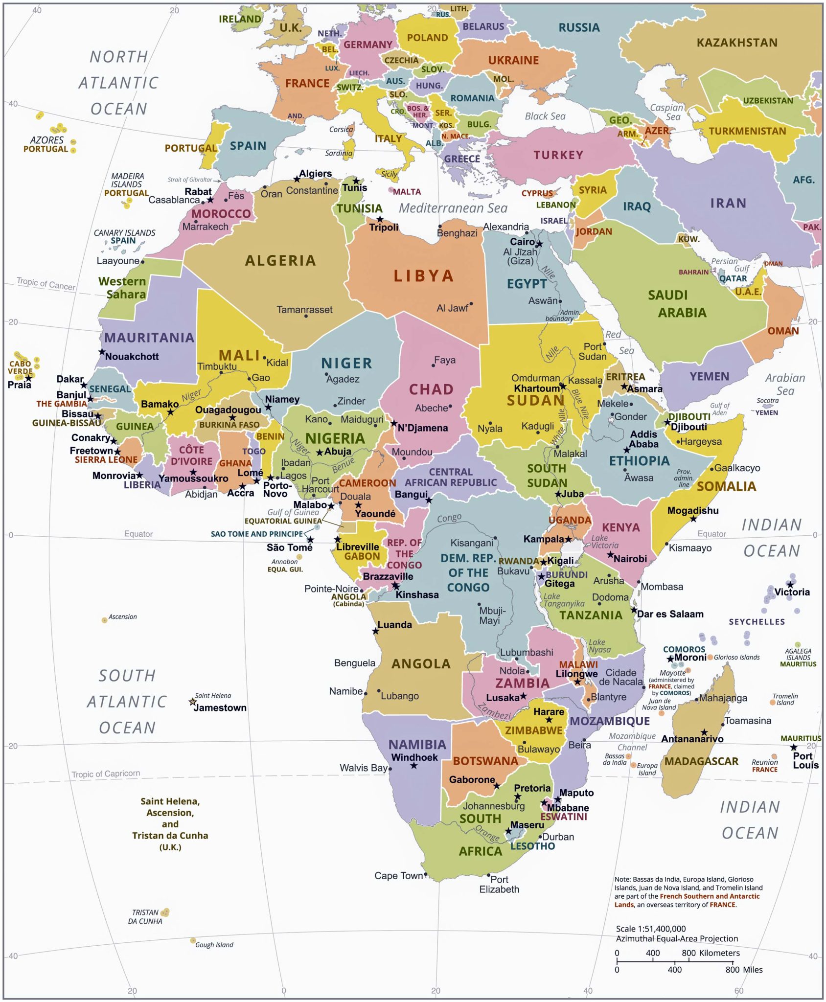A Collection of Africa Maps: A Visual Journey Through Maps - Guide of ...
