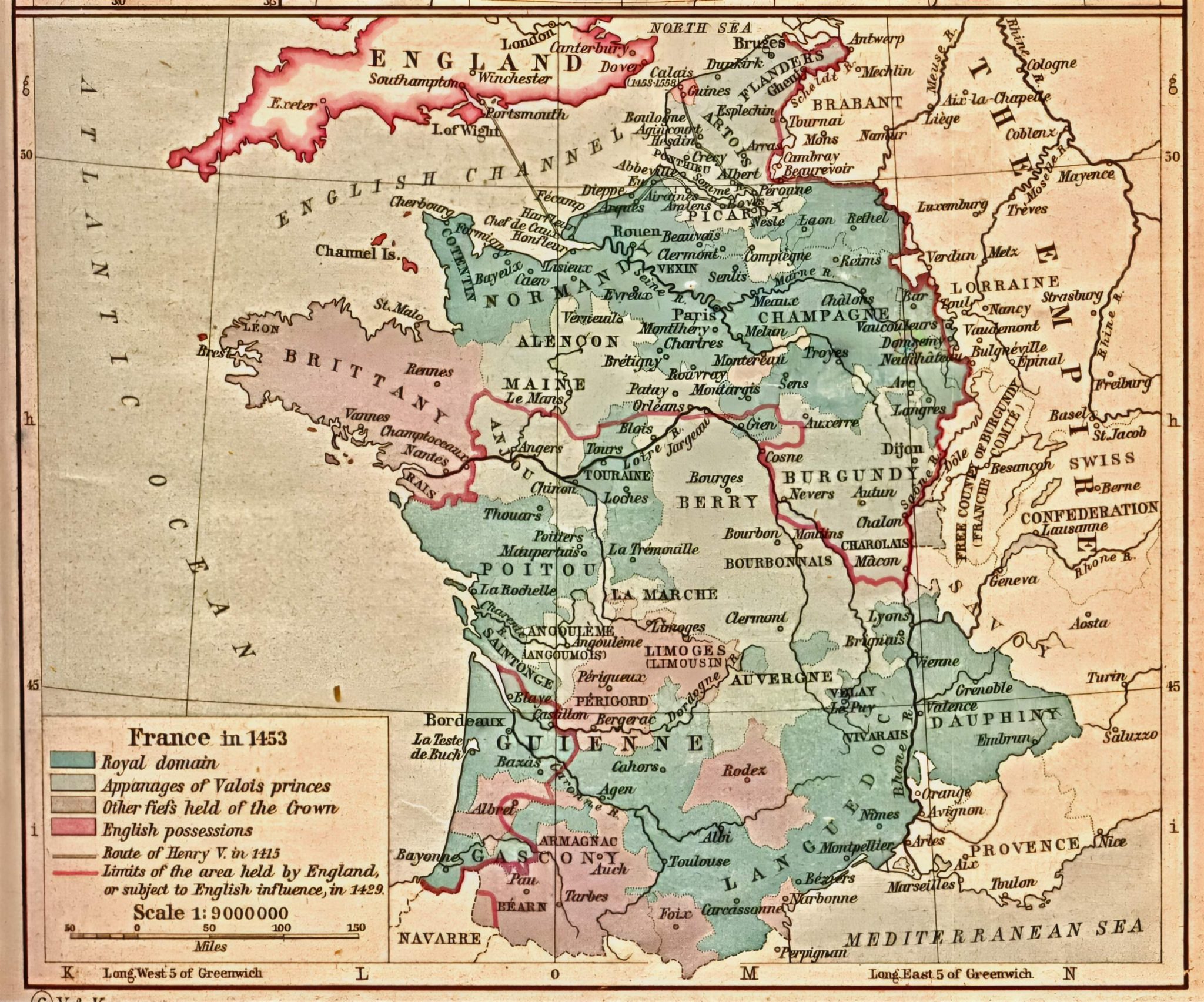France Map Collection: Dive into the Geographical Wonders of France ...