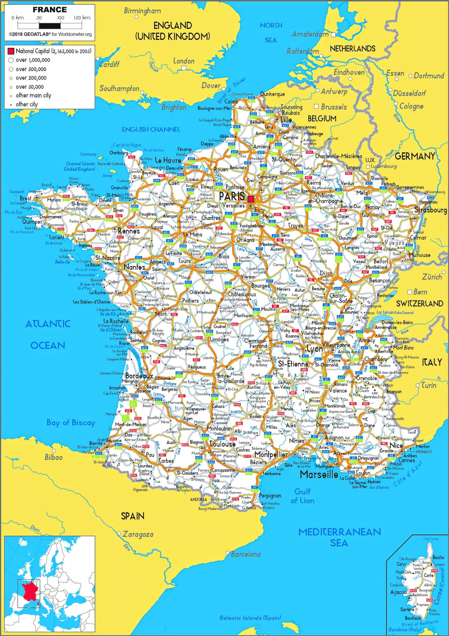 France Map Collection: Dive into the Geographical Wonders of France ...