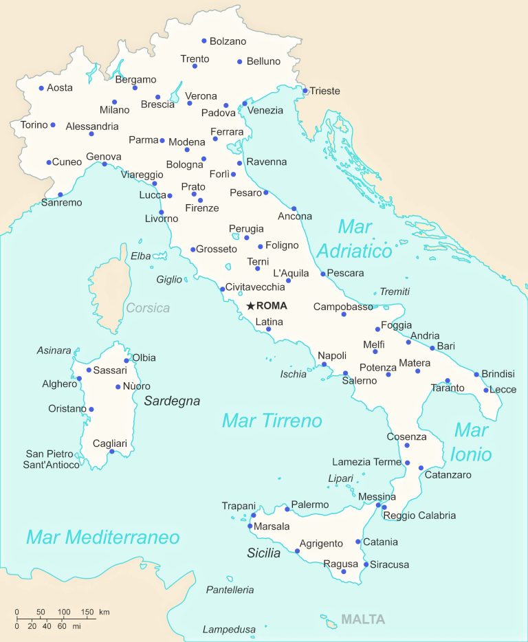 A Collection of Italy Maps - Guide of the World