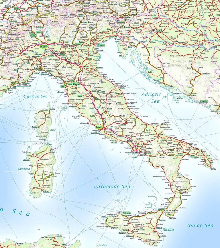 A Collection of Italy Maps - Guide of the World
