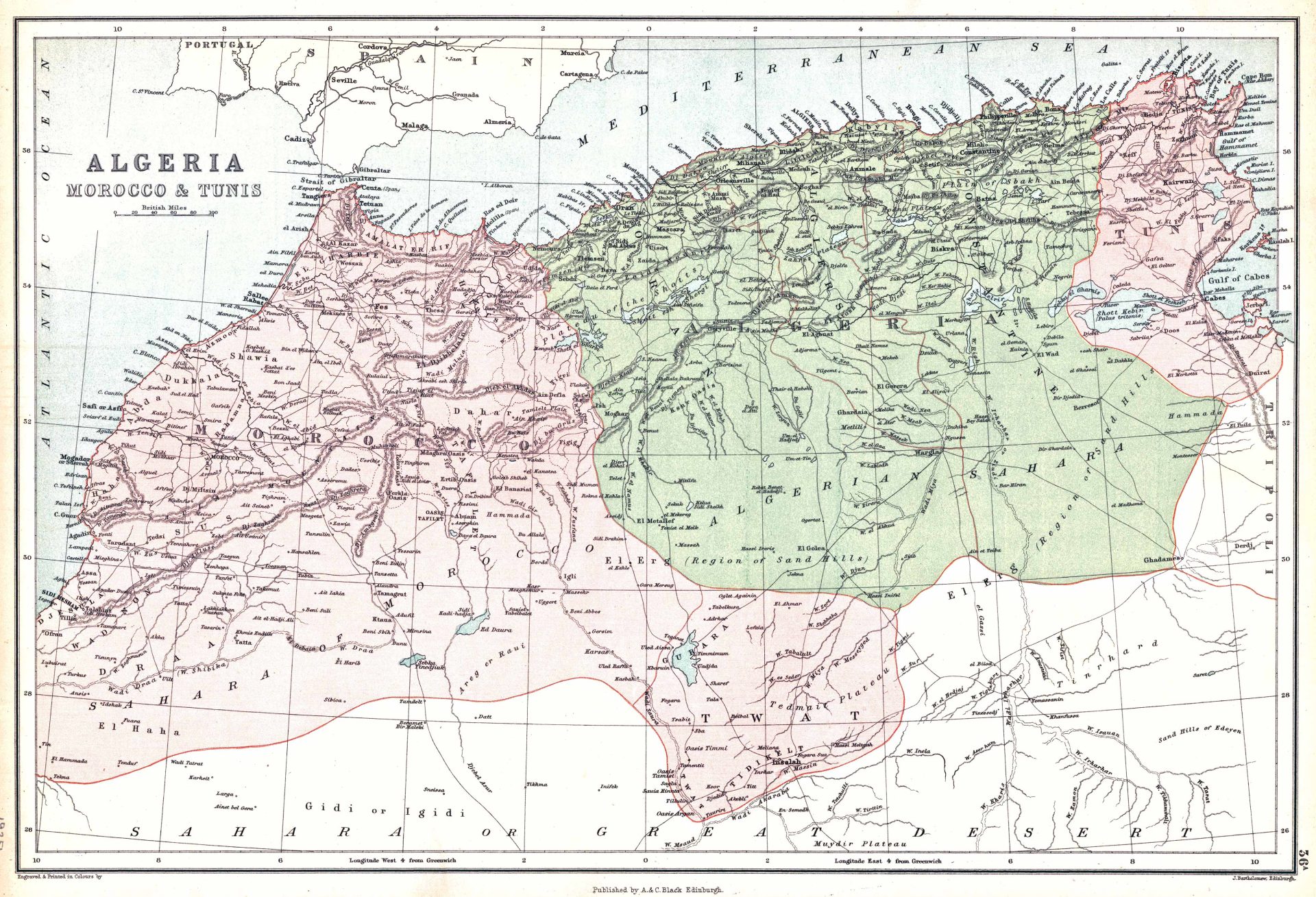 A Collection of Algeria Maps: Exploring a North African Gem via Maps ...