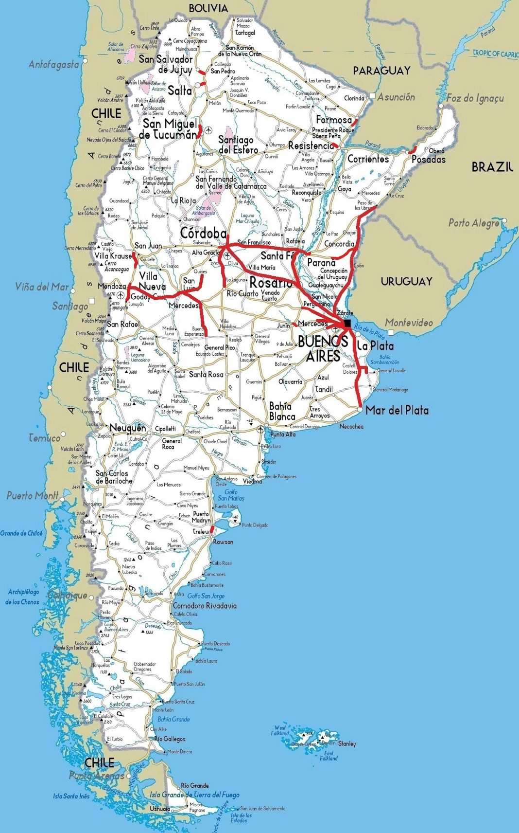 A Collection of Argentina Maps - Guide of the World