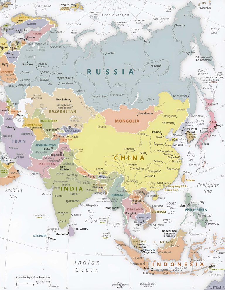 A Collection of Asia Maps: A Cartographic Dive into History and Terrain ...