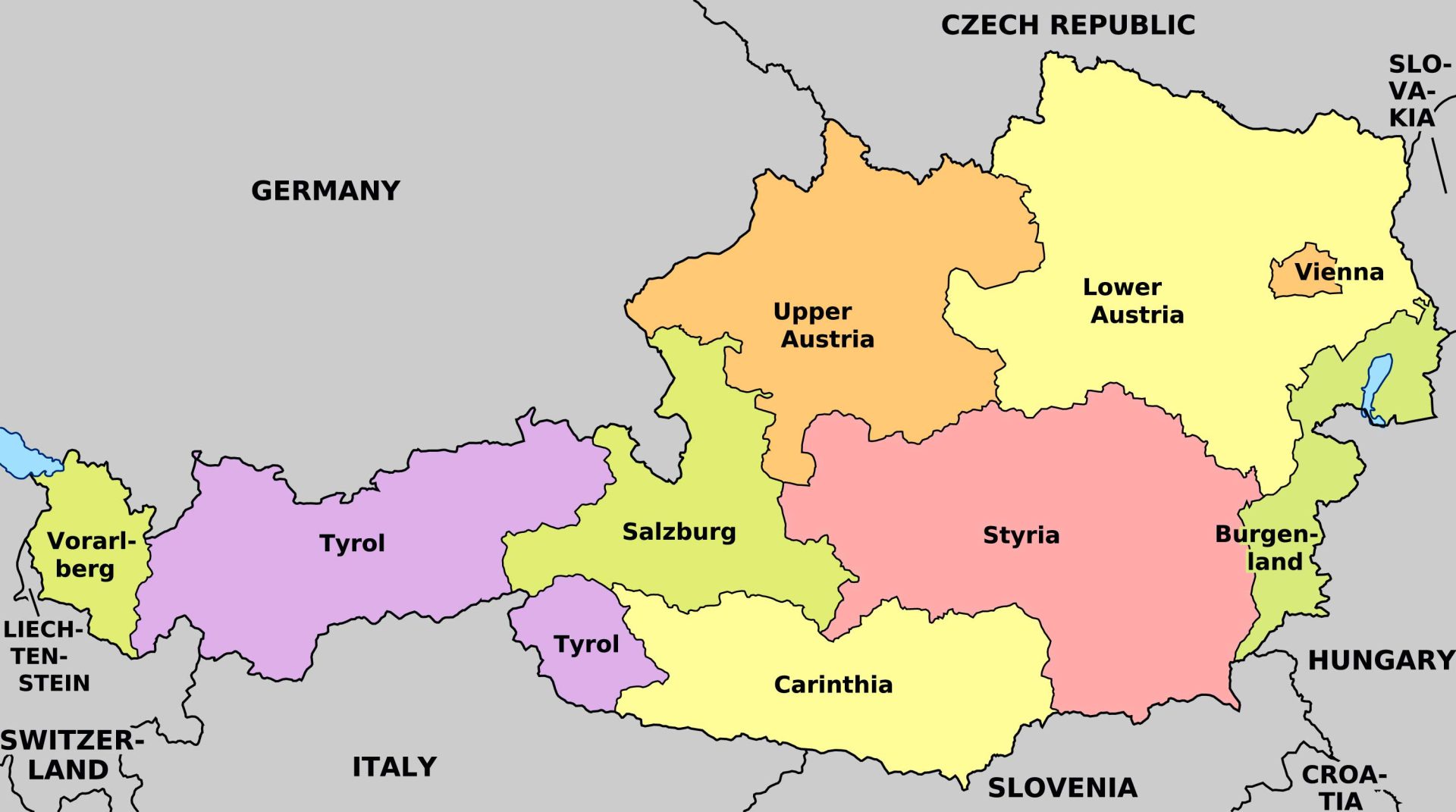 A Collection of Austria Maps - Guide of the World