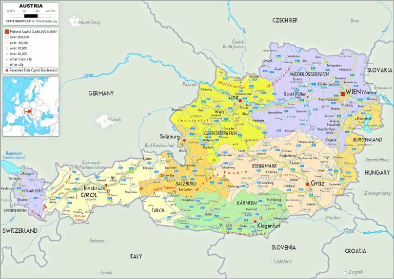 A Collection of Austria Maps - Guide of the World