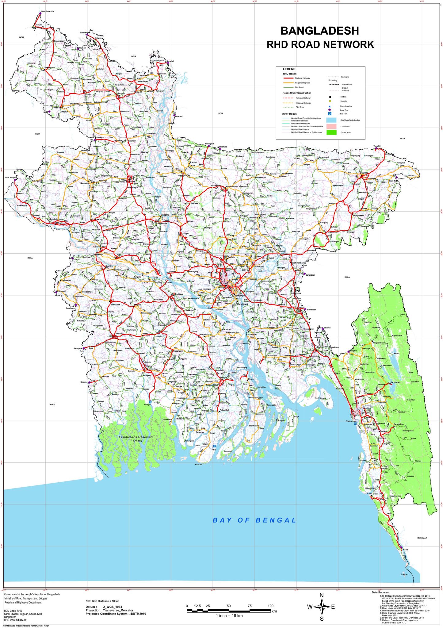 A Collection of Bangladesh Maps - Guide of the World