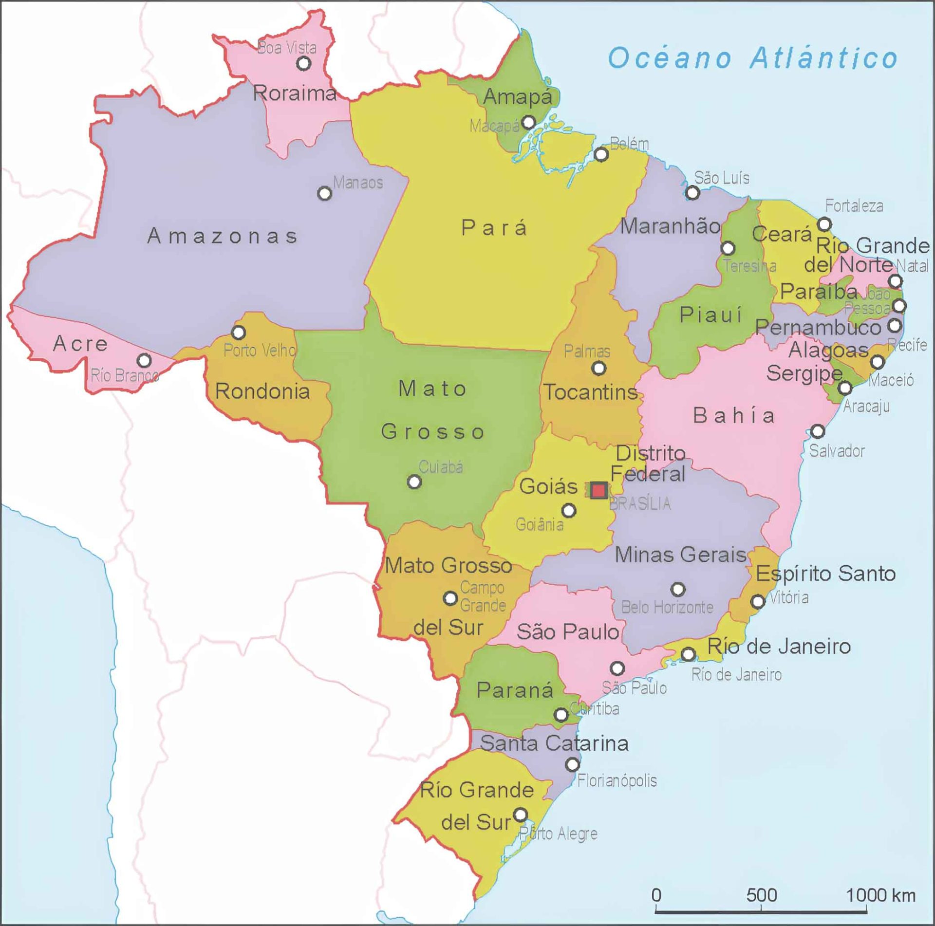 A Collection of Brazil Maps - Guide of the World