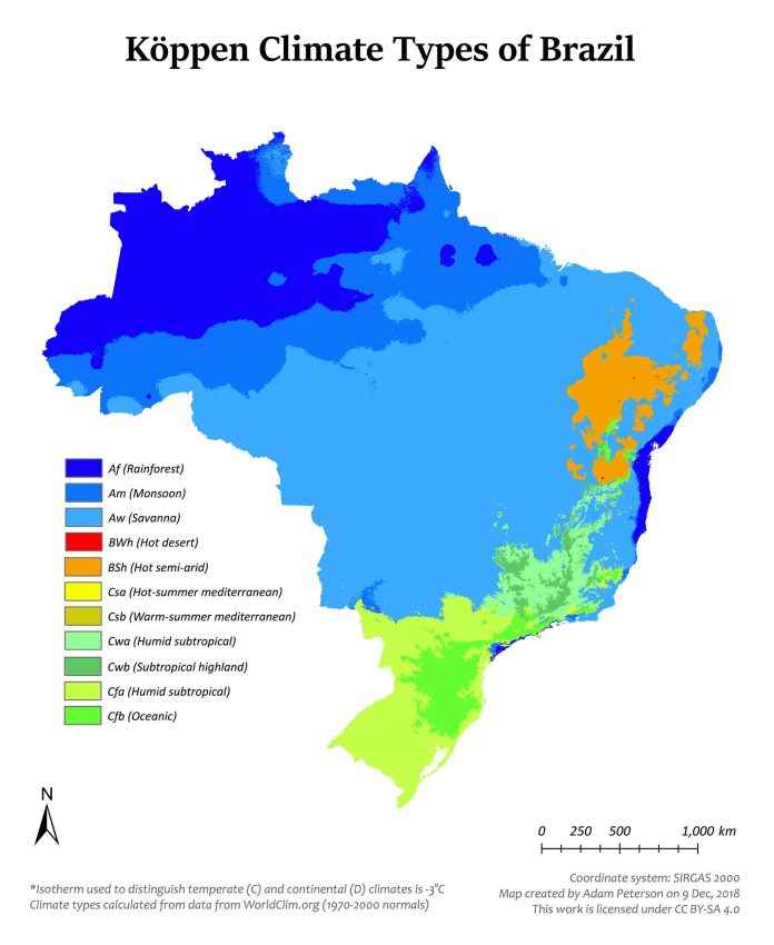 A Collection of Brazil Maps - Guide of the World