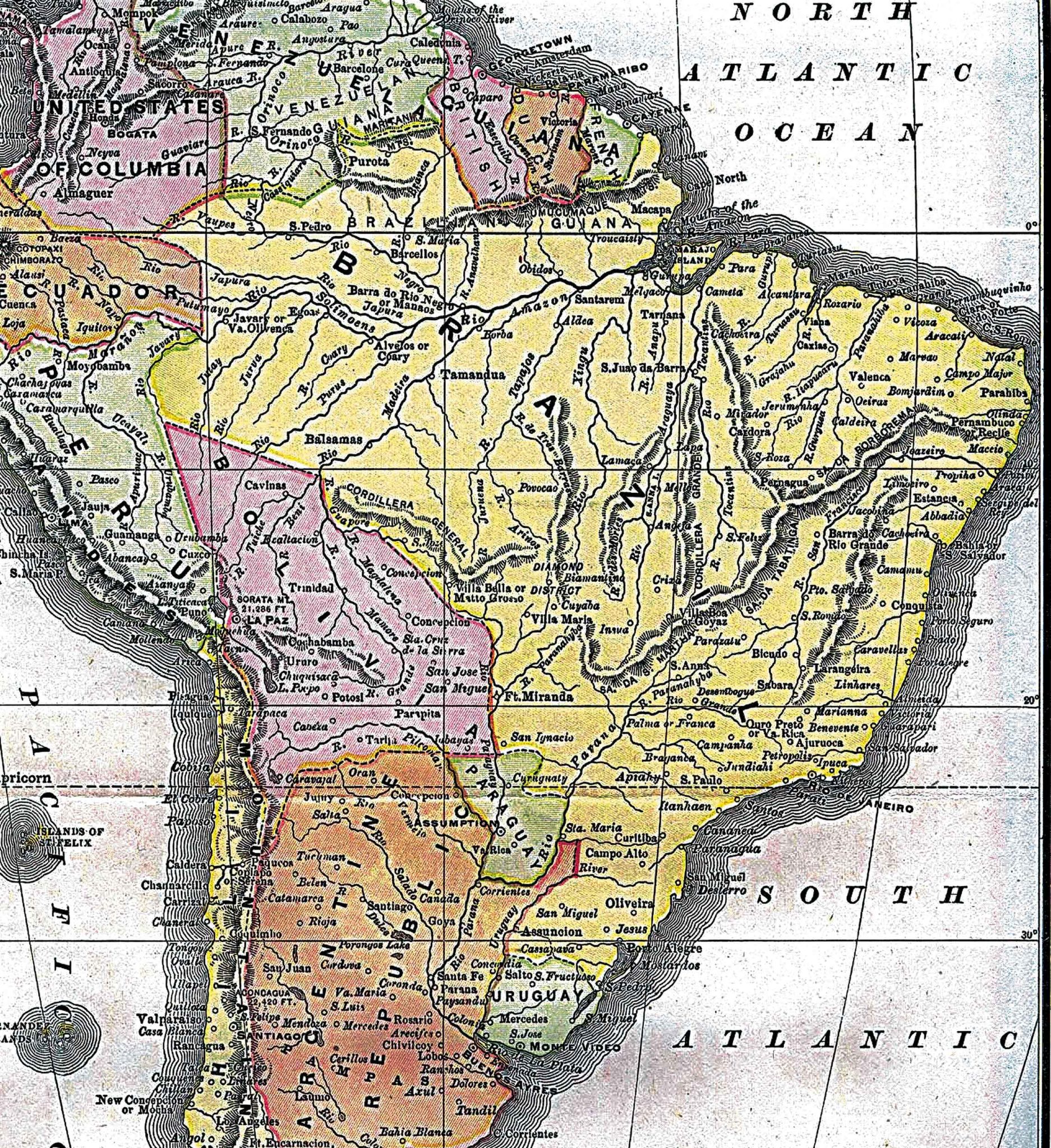 A Collection of Brazil Maps - Guide of the World