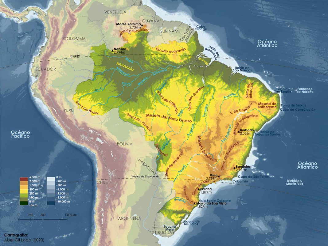 A Collection of Brazil Maps - Guide of the World