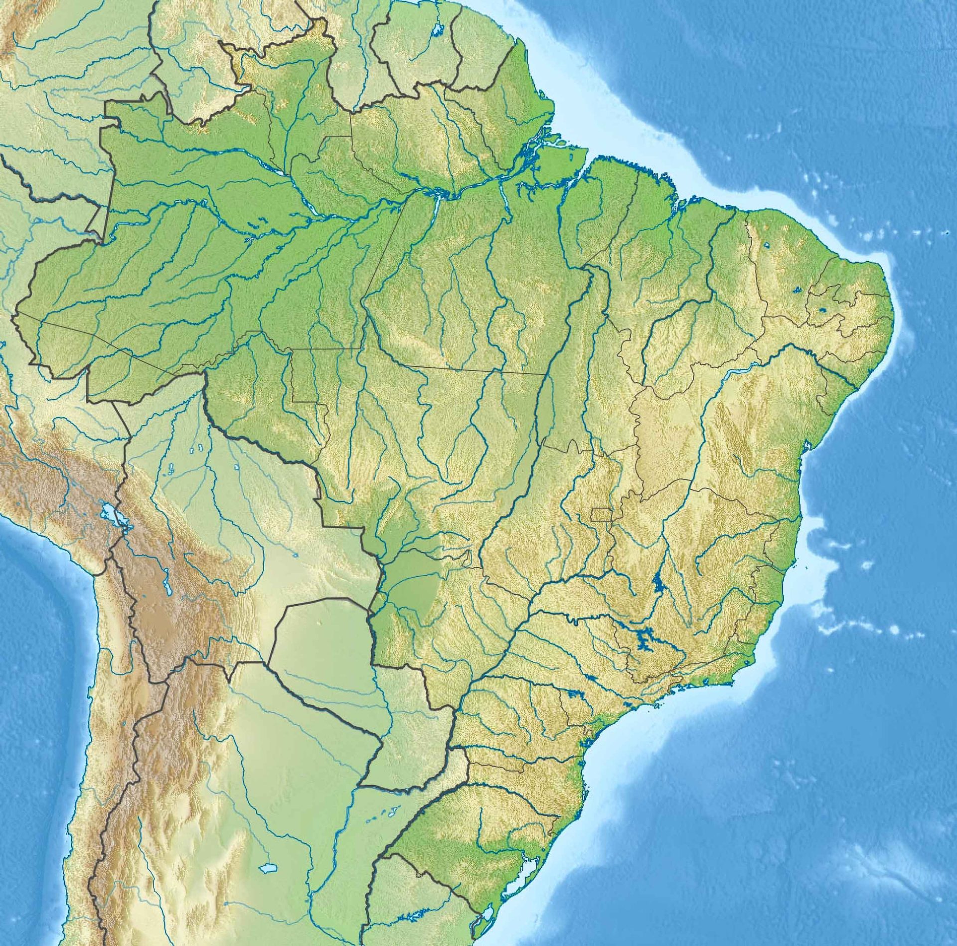 A Collection of Brazil Maps - Guide of the World