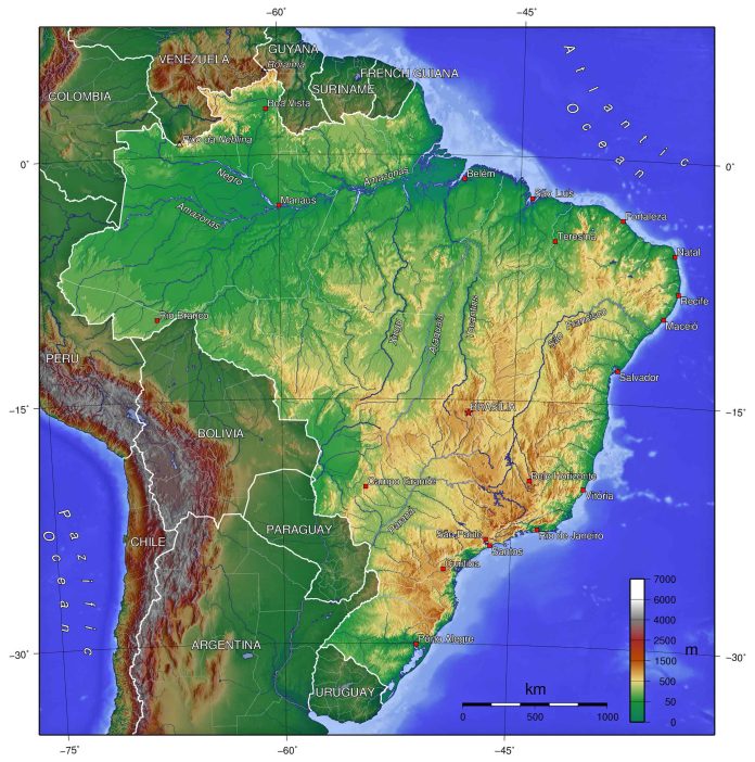 A Collection of Brazil Maps - Guide of the World
