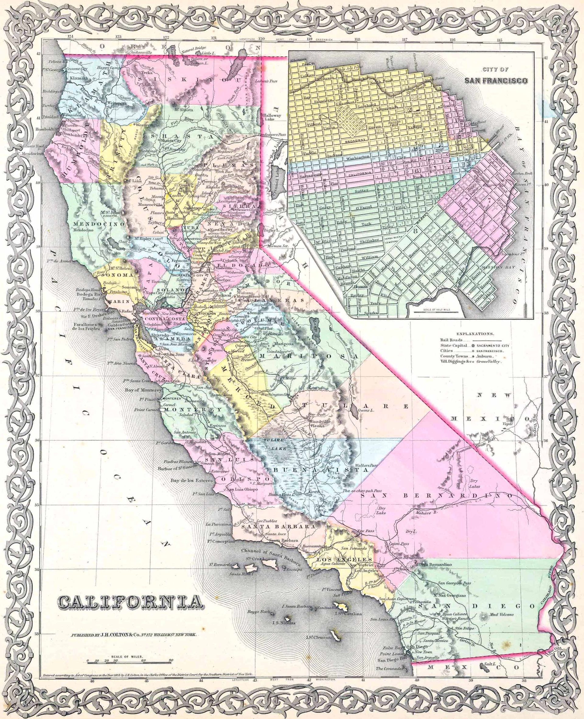 A Collection of California Maps - Guide of the World