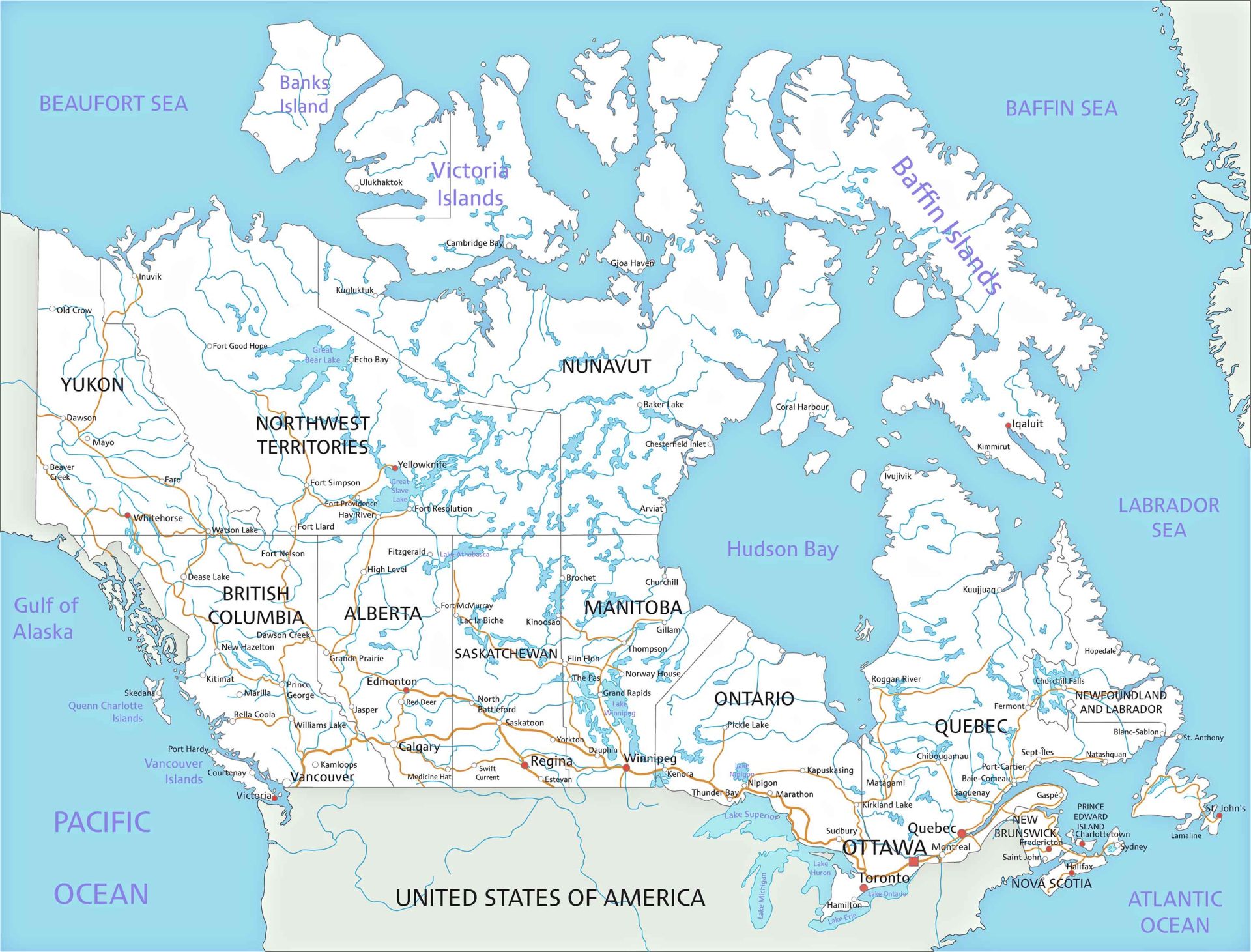 A Collection of Canada Maps: A Cartographic Journey - Guide of the World