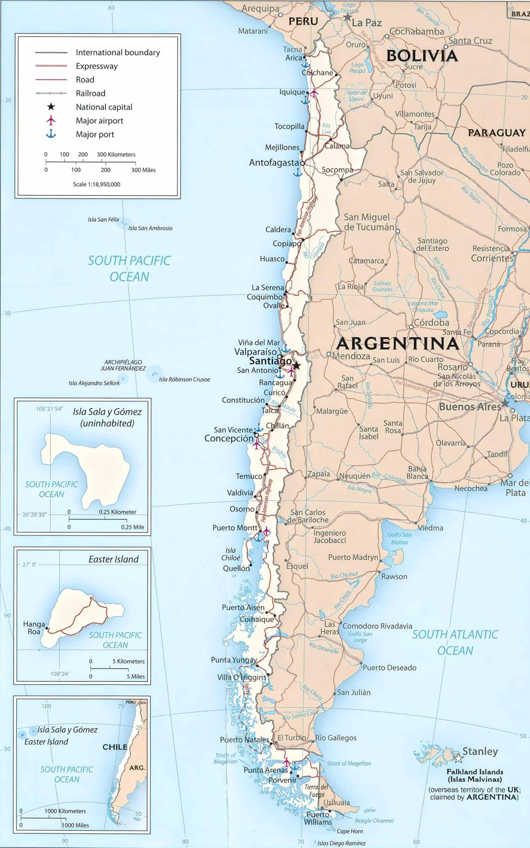 A Collection of Chile Maps: A Cartographic Journey - Guide of the World