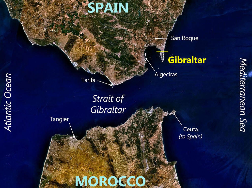 Gibraltar Map - Guide of the World