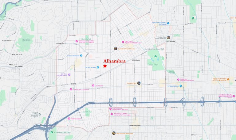 Alhambra Map: Where is Alhambra, Location and Directions in California ...