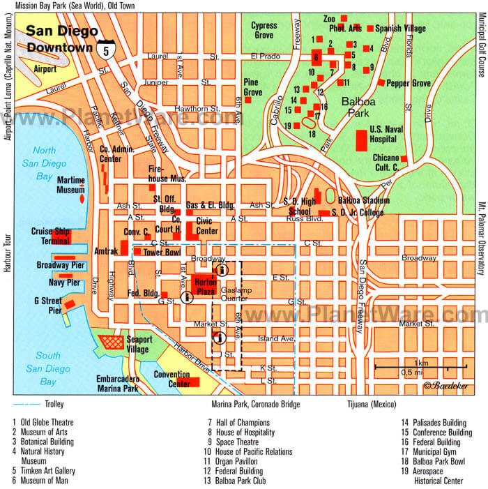 San Diego Map: Where is Located and Directions in California - Guide of ...