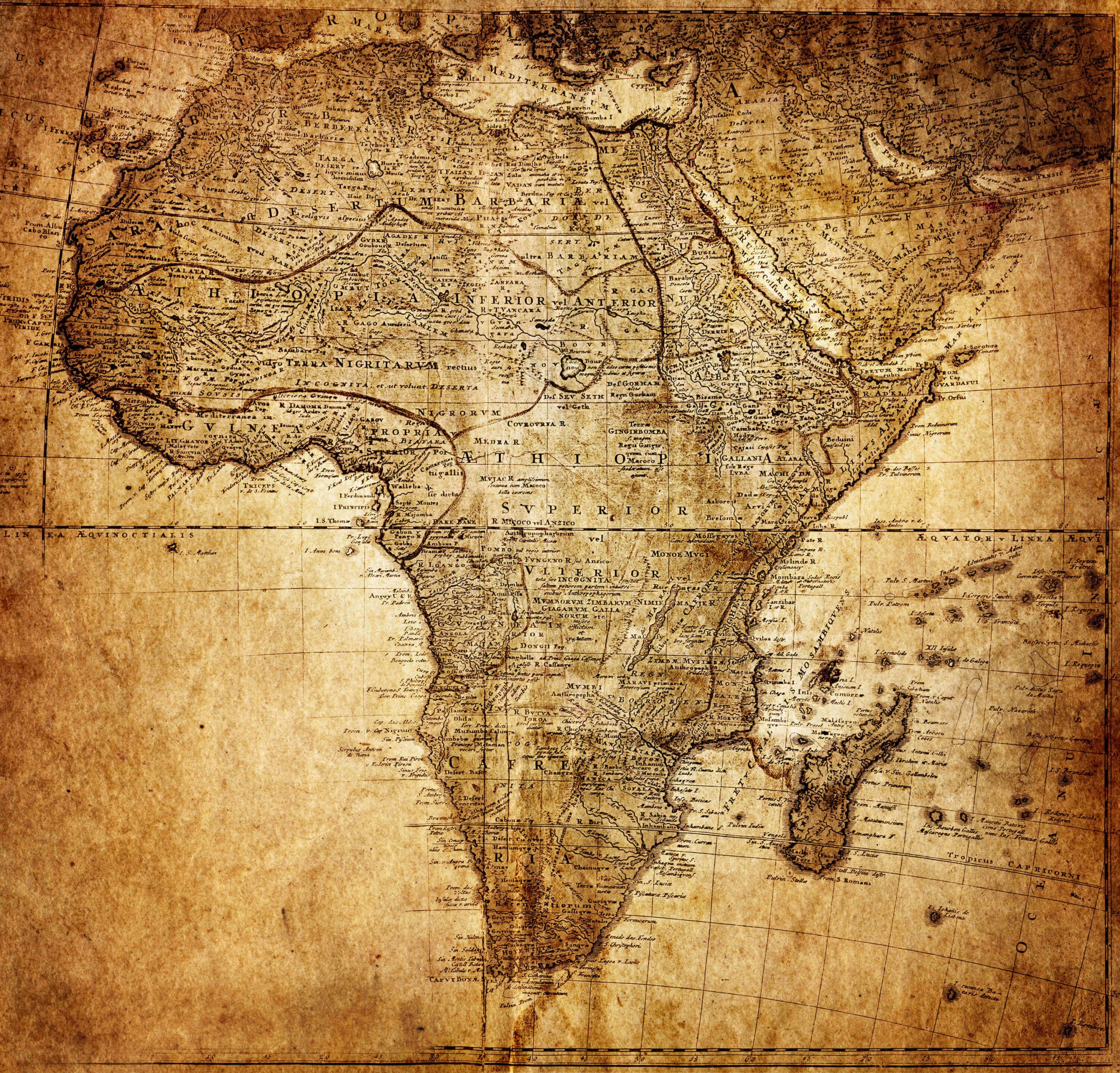 Africa Historical Map - Guide of the World