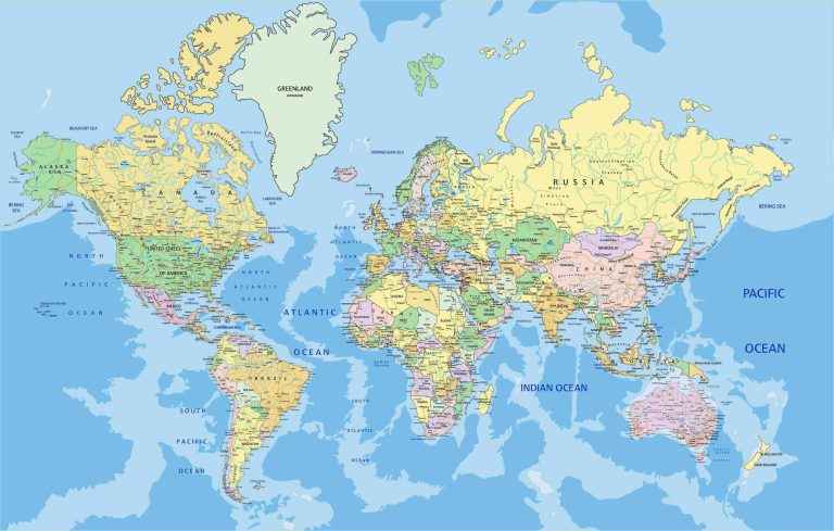 World Cities Map - Guide of the World