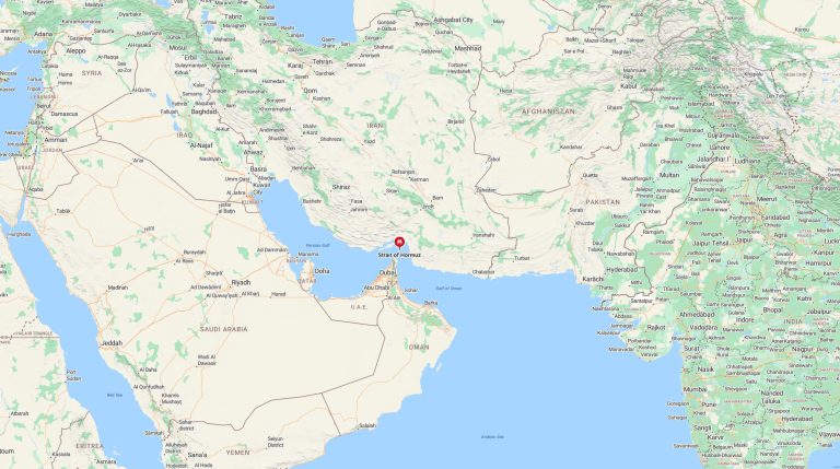 Strait of Hormuz Map - Guide of the World