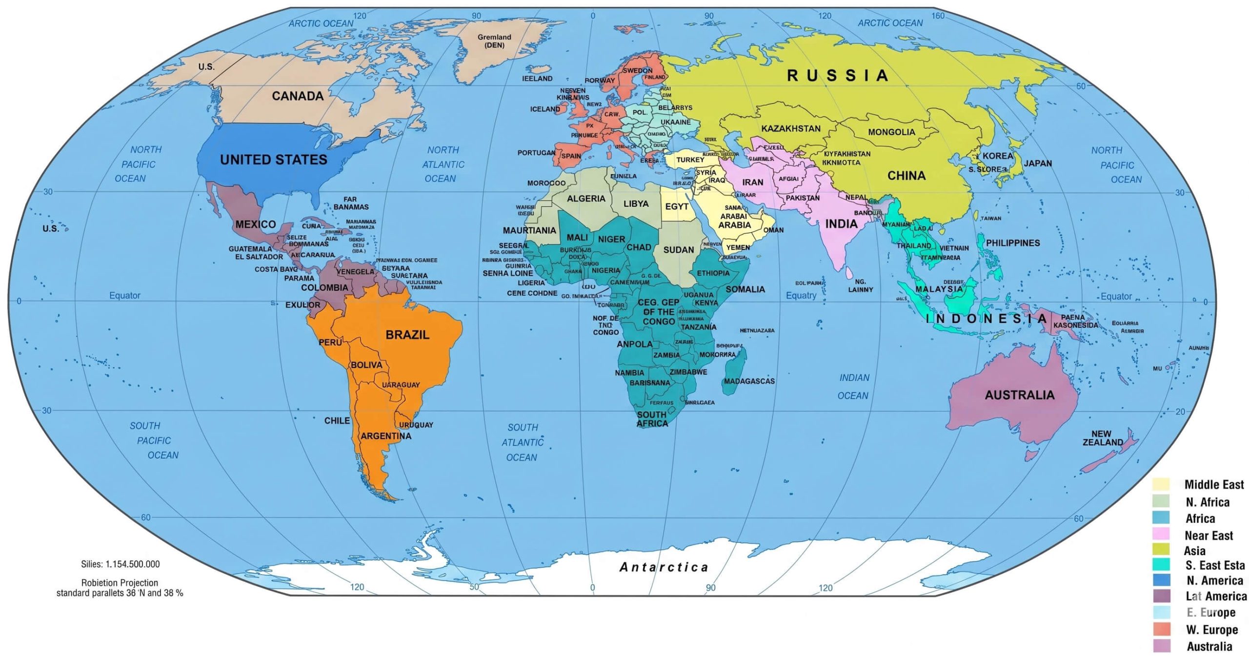 World Atlas Maps - Guide of the World